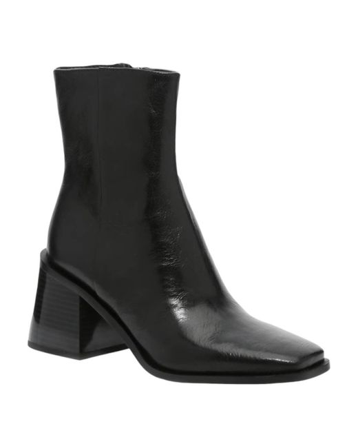 Sam Edelman Winnie Leather Boots in Black | Lyst