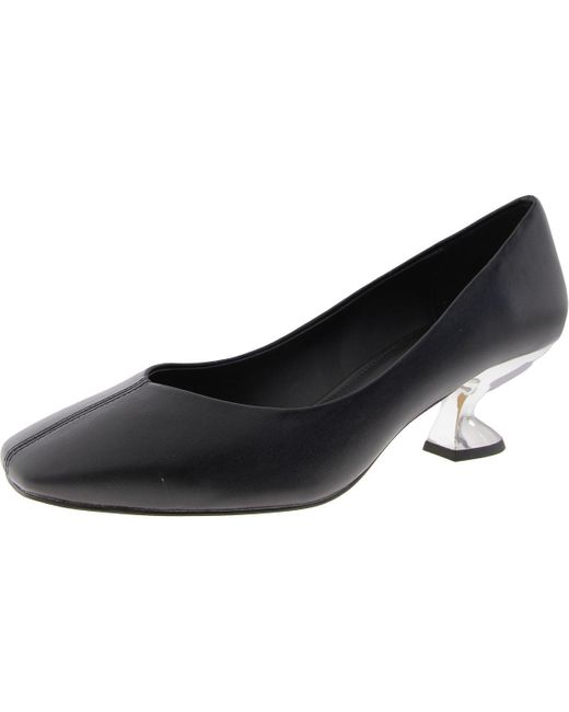 Katy Perry The Laterr Pump Solid Faux Leather Pumps in Black | Lyst