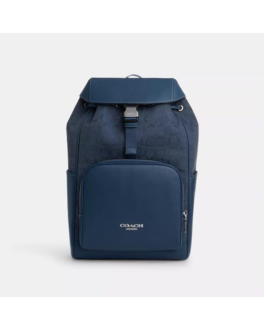 COACH Racer Backpack in Blue | Lyst