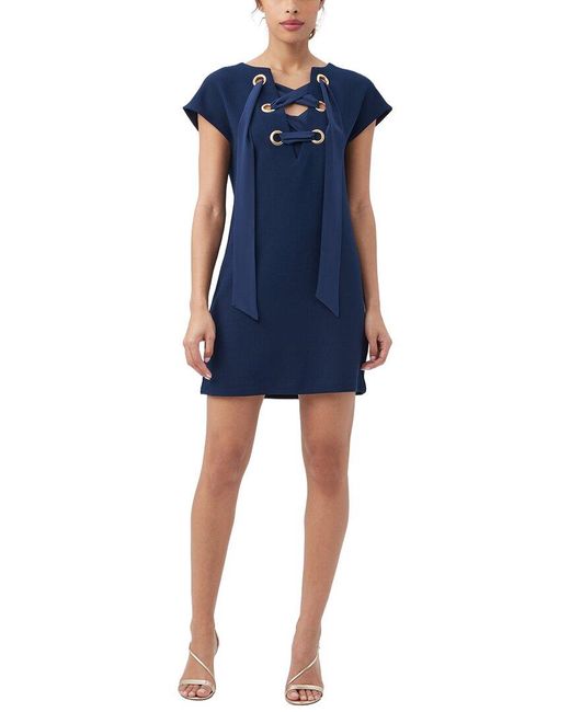 Trina Turk Orlando Mini Dress in Blue | Lyst