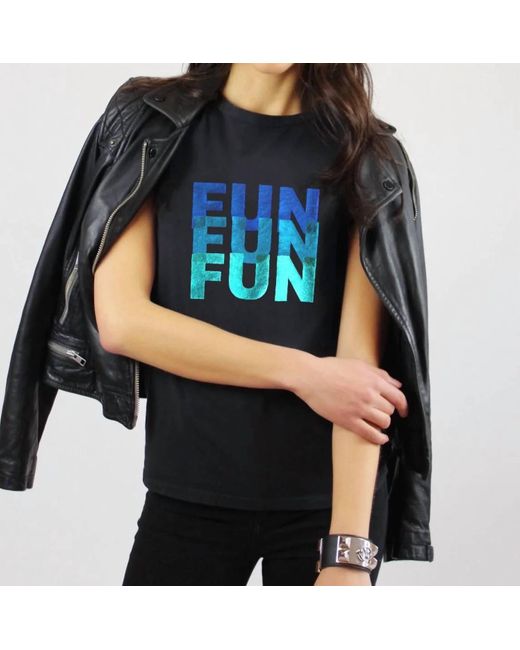 Unsweetened Micro Tee in Black | Lyst