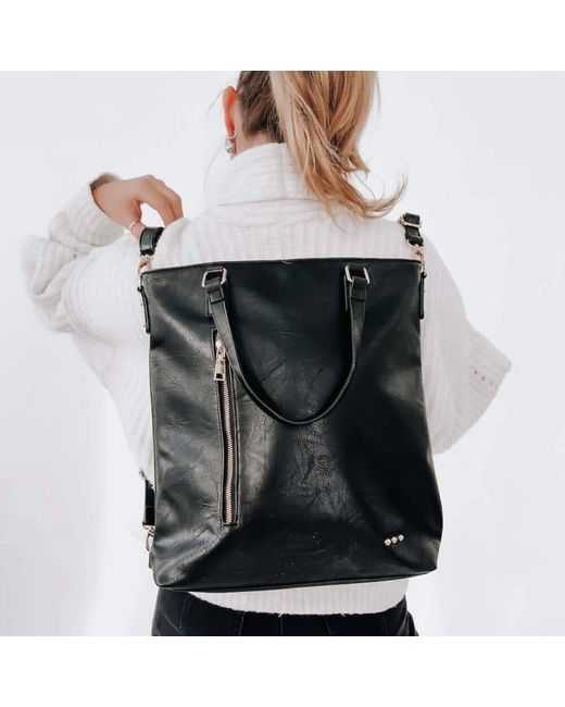 Pretty Simple Upper East Side Backpack in Black | Lyst