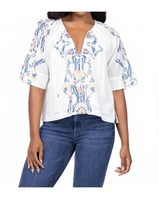 Cleobella Jocelyn Blouse in White | Lyst