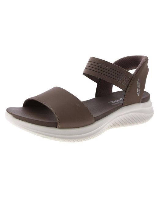 Skechers Ultra Flex 3.0 in Brown | Lyst