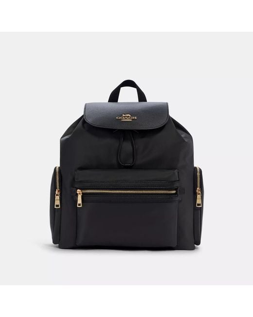 COACH Backpack in Black | Lyst