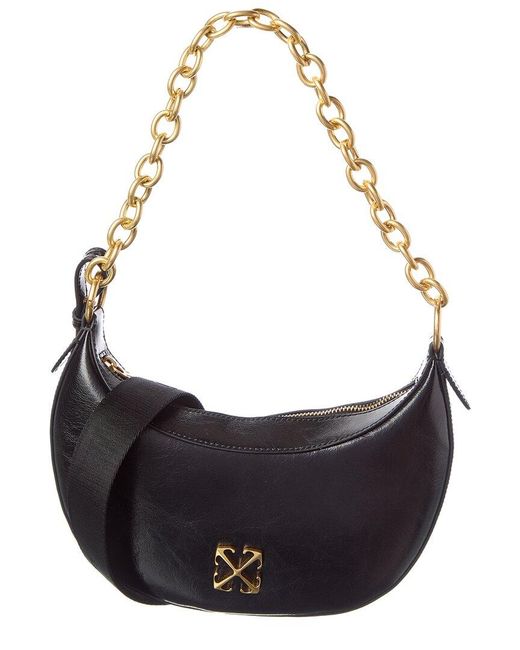 Off-White c/o Virgil Abloh Hemisphere Leather Hobo Bag in Blue | Lyst