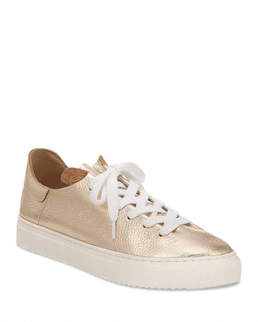 Sam Edelman Poppy Lace Up Sneaker in Natural | Lyst