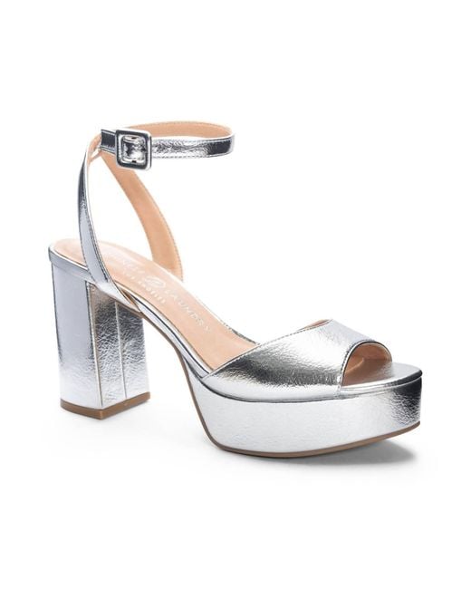 Chinese Laundry Theresa Platform Heels in White | Lyst