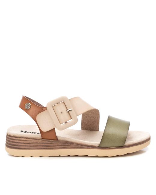 Xti Small Wedge Sandals Refresh By in Natural | Lyst