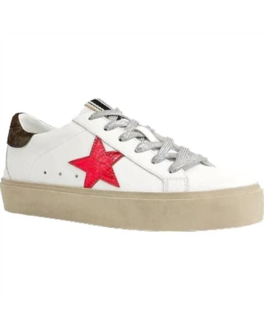Shu Shop Star And Camo Sneakers in White | Lyst