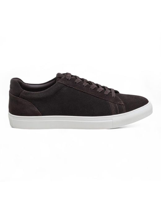 Antique Rogue Suede Leather Trainer Sneaker Shoes in Black for Men | Lyst