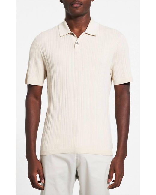 Theory Mendamian Polo in White for Men | Lyst