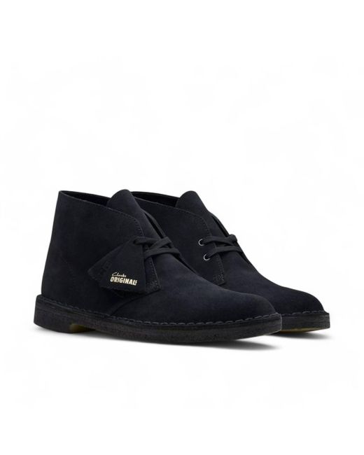 Clarks Desert Boot in Blue for Men | Lyst