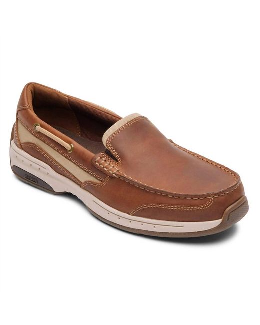 Dunham Captain Venetian Boat Shoe in Brown for Men | Lyst