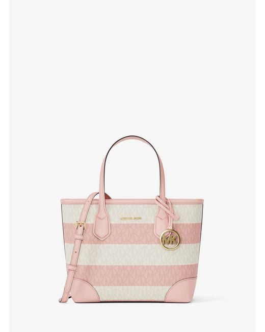 Michael Kors Outlet Eva Extra-Small Striped Signature Logo Convertible ...