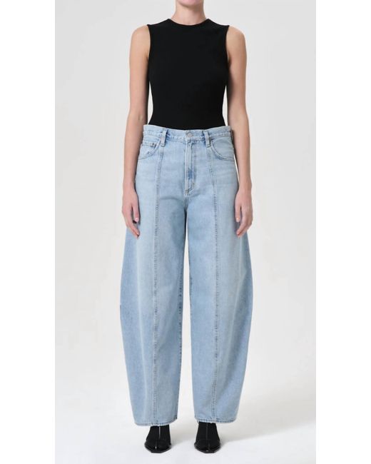 Agolde Kristen High Rise Center Panel Seams Jeans in Blue | Lyst
