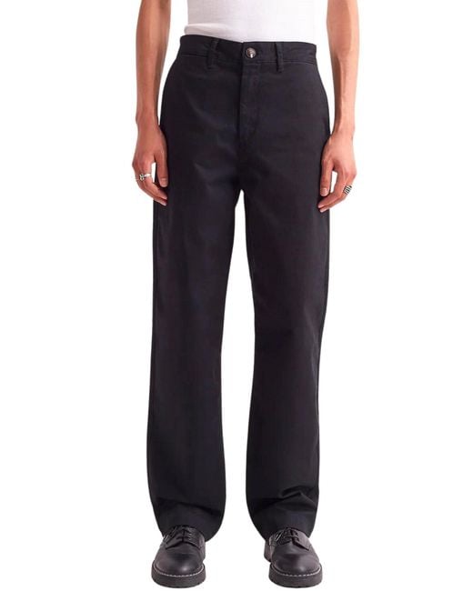 Saturdays NYC Ross Brushed Pants in Blue for Men | Lyst