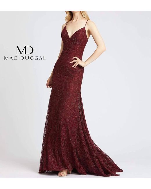 Mac Duggal 77771L in Red | Lyst