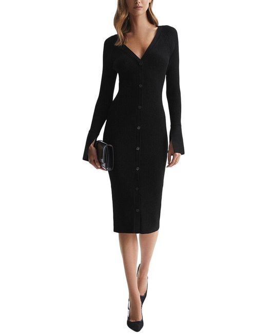 Reiss Avery Dress in Black | Lyst