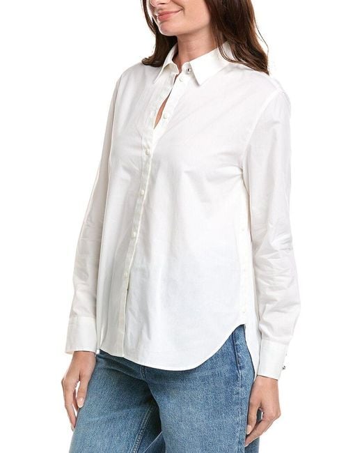Rag & Bone Monty Shirt in White | Lyst