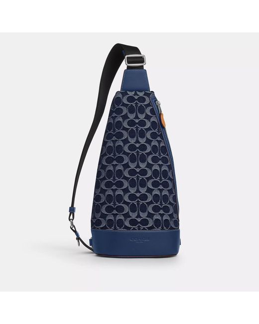 COACH Dominic Sling Pack in Blue | Lyst