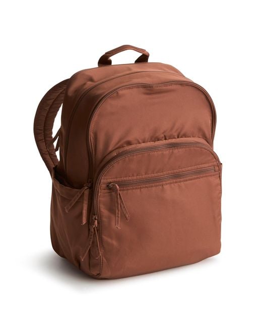 Vera Bradley Outlet Nylon Large Bancroft Backpack in Brown | Lyst