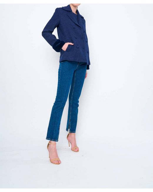 Flora Bea Nelson Coat in Blue | Lyst