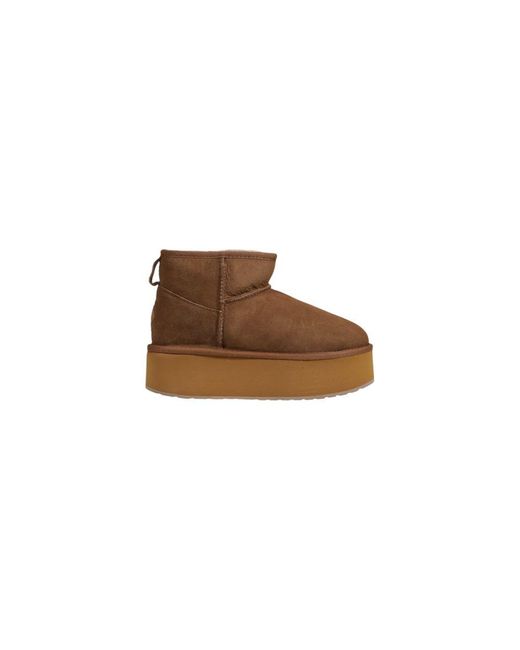 EMU Leather Boot in Brown | Lyst