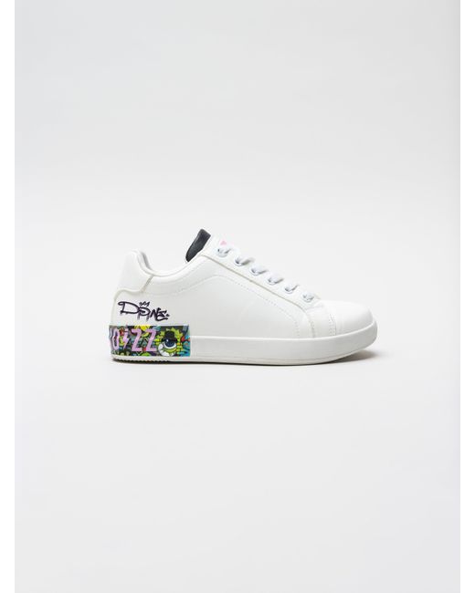Noizz Girls Low Top Sneaker in White | Lyst