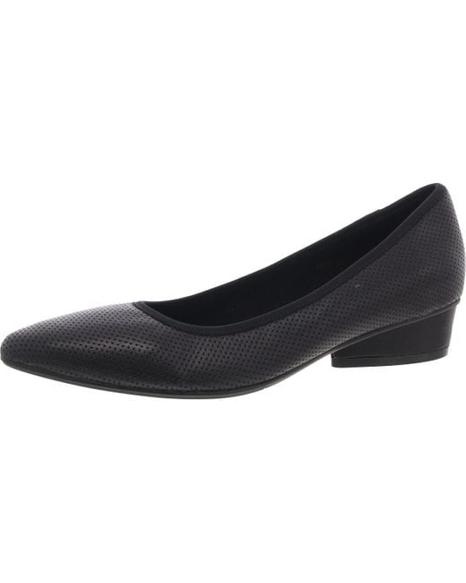 Vaneli Arch Support Loafer Heels in Black | Lyst