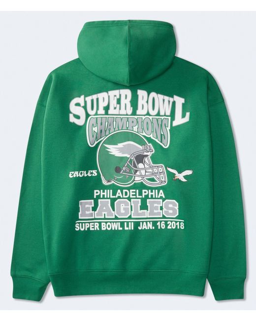 Aéropostale Philadelphia Eagles Super Bowl Pullover Hoodie in Green for ...