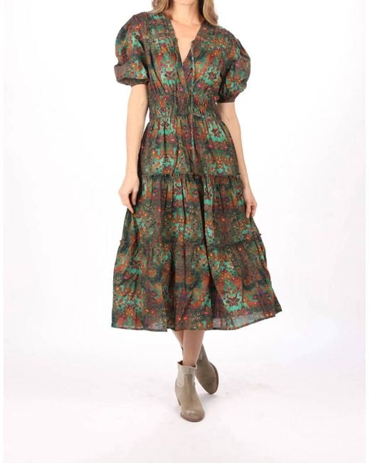 Bindu Susana Dress in Green | Lyst