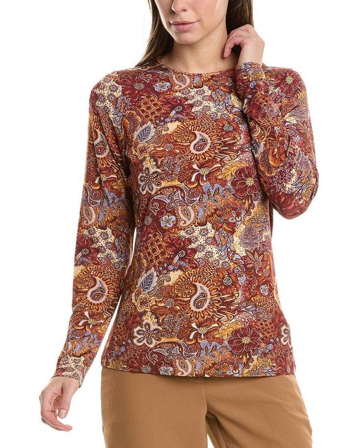 Marie Oliver Hazel Top in Brown | Lyst