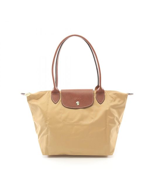 Longchamp Le Pliage Original M Tote Bag in Natural | Lyst