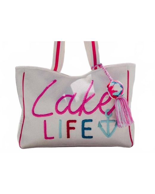 Katydid Lake Life Tote Bag in Pink | Lyst