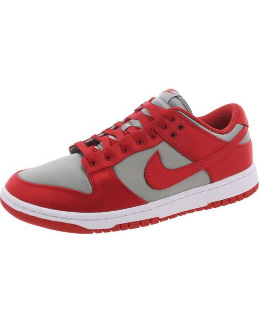 Nike Dunk Low Ess Fitness Trainer Running & Training Shoes in Red | Lyst
