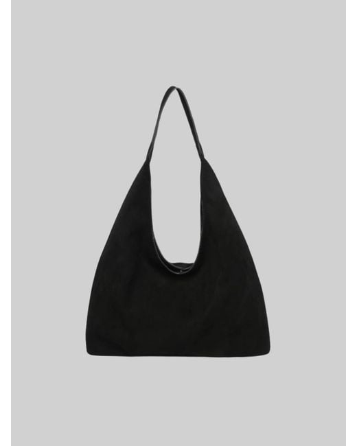 Moda Luxe Mira Oversized Suede Tote Bag in Black | Lyst