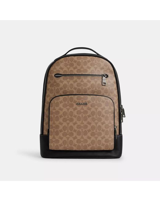 COACH Ethan Backpack in Brown | Lyst