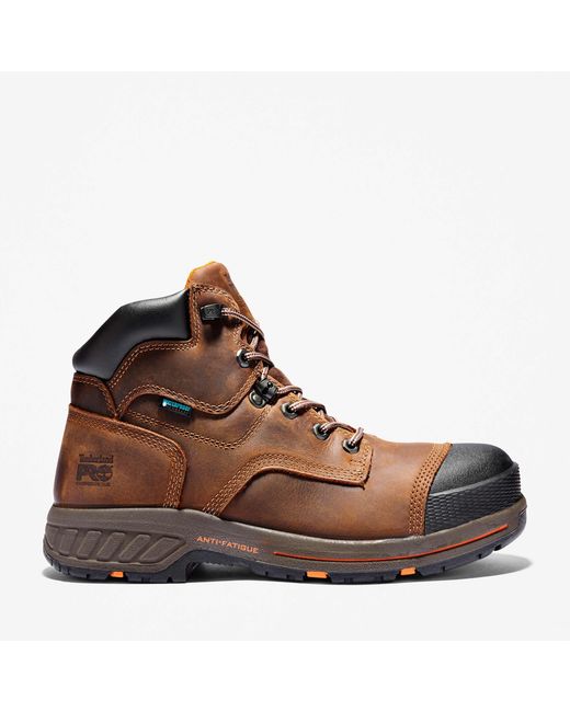 Timberland Pro Helix Hd 6" Composite Toe Waterproof Work Boot in Brown ...