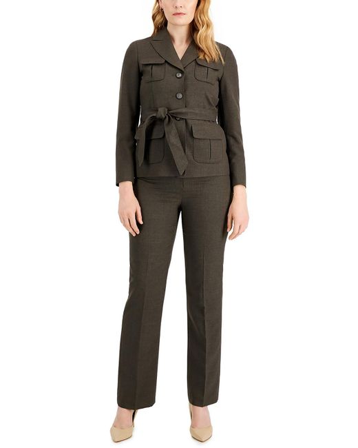 Le Suit Utility Work Wear Belted in Black | Lyst