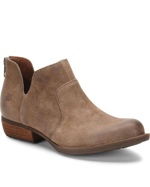 Born Kerri Booties in Brown | Lyst