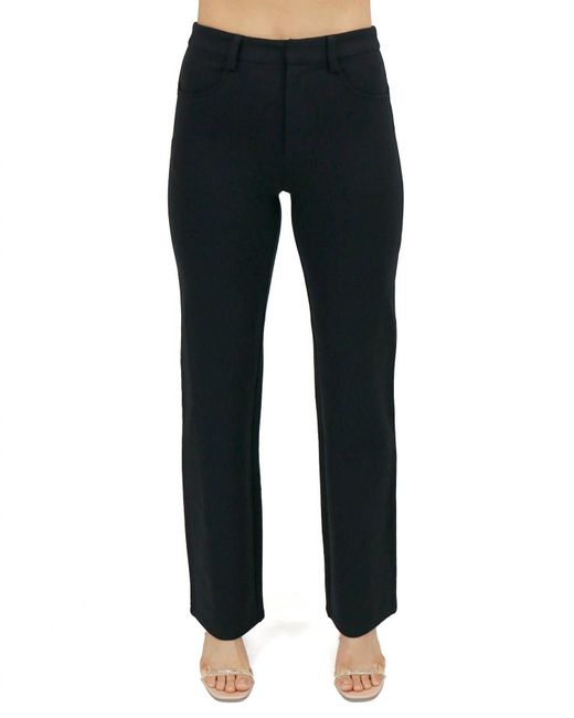 Grace & Lace Fab-Fit Work Pants in Black | Lyst