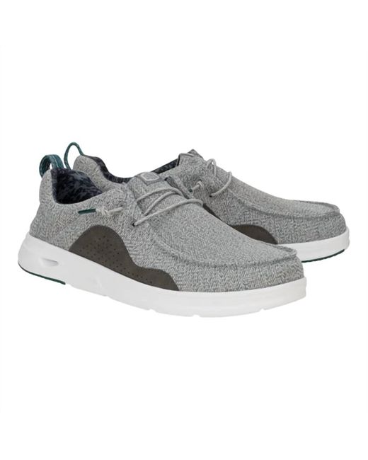 HEYDUDE Wally Hey2O Mesh Lace Shoe in Gray for Men | Lyst