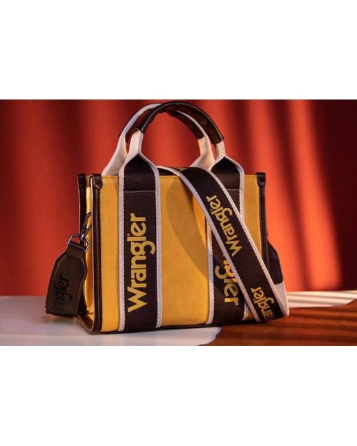 Montana West Wrangler Color Block Crossbody Bag in Orange | Lyst