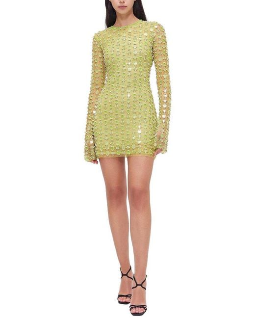Rachel Gilbert Lucinda Mini Dress in Yellow | Lyst