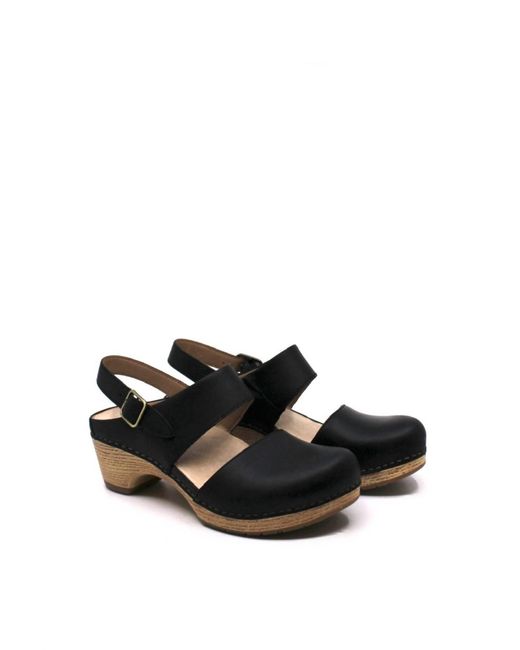 Dansko Lucia Clog in Black | Lyst