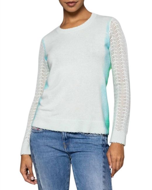 Lisa Todd Side By Side Sweater in Blue | Lyst