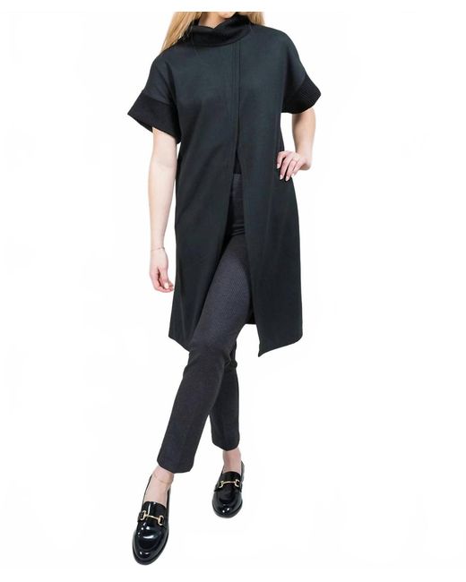 Trisha Tyler Split Front Topper in Blue | Lyst