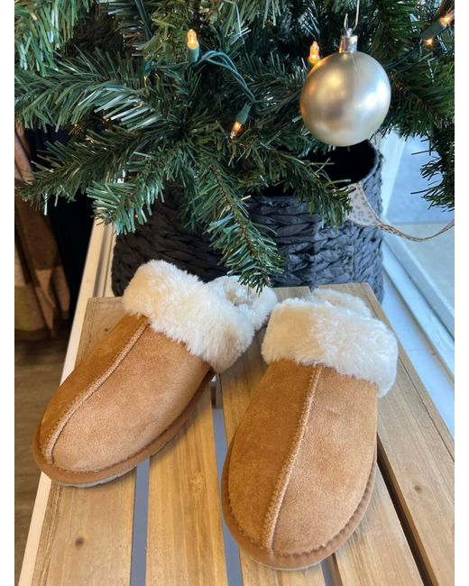 Matisse Chill Soft Suede Slippers in Blue | Lyst