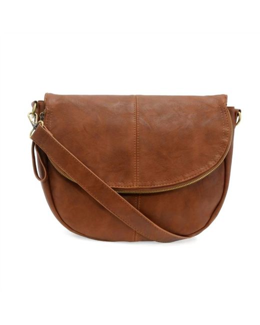 Joy Susan Selma Saddle Crossbody Bag in Brown | Lyst